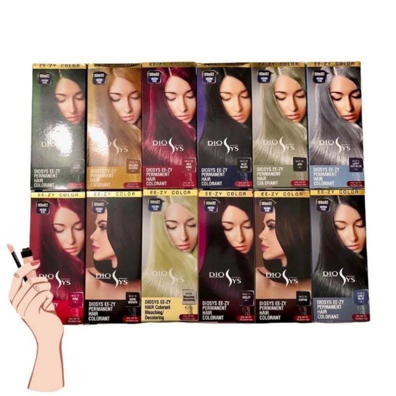 Jual DIOSYS PERMANENT HAIR COLORANT 100ML | Shopee Indonesia