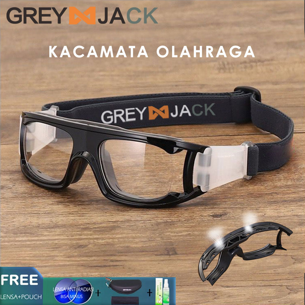 Jual Grey Jack Frame Kacamata Olahraga Sport Sepak bola/Tenis/Basket ...