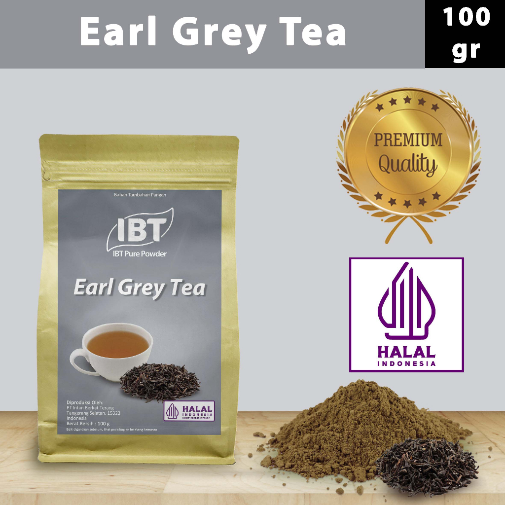 Jual Pure Earl Grey Tea Powder Essence Murni Bubuk Import Makanan Kue ...