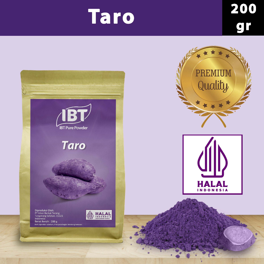 Jual Pure Taro Powder. Impor Taiwan. Bubuk Essence Murni Kualitas Bagus ...