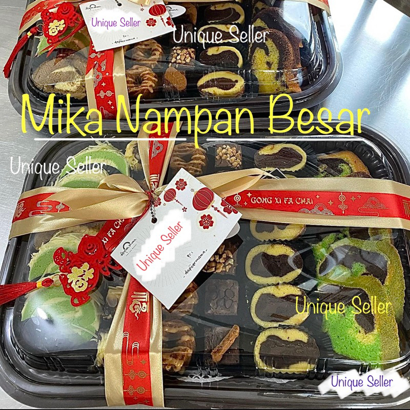 Jual [Isi10] Nampan Mika Besar Alas Kardus / Nampan Plastik Besar L ...