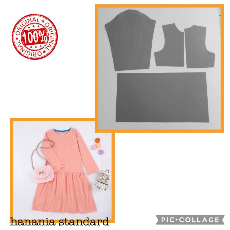 Jual Pola baju anak / Pola instan / Pola jiplak tunik anak | Shopee Indonesia