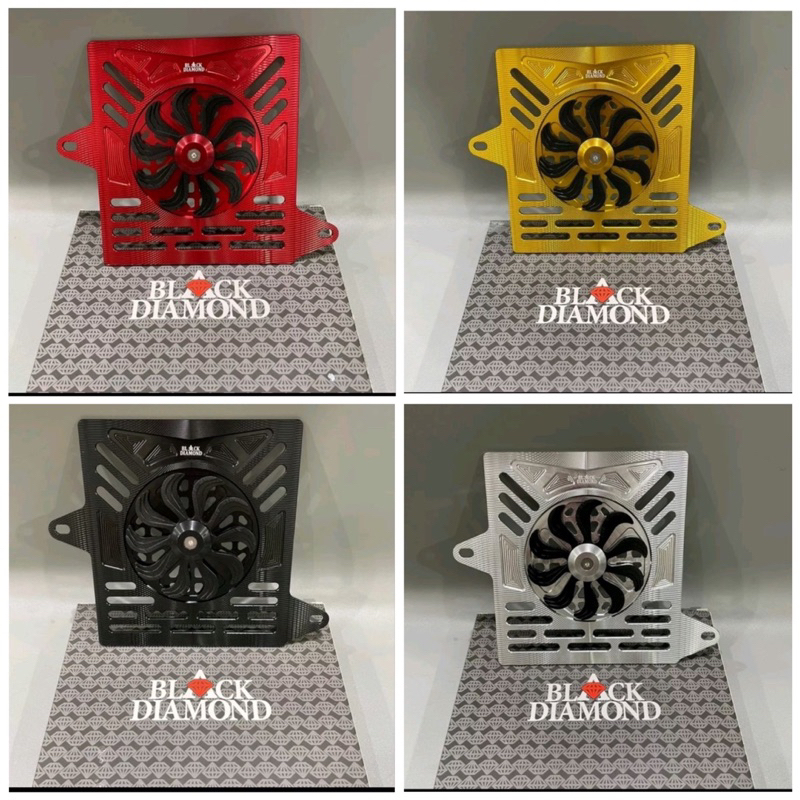 Jual BLACK DIAMOND Tutup Cover Pelindung Radiator Spinner Motor Honda ...
