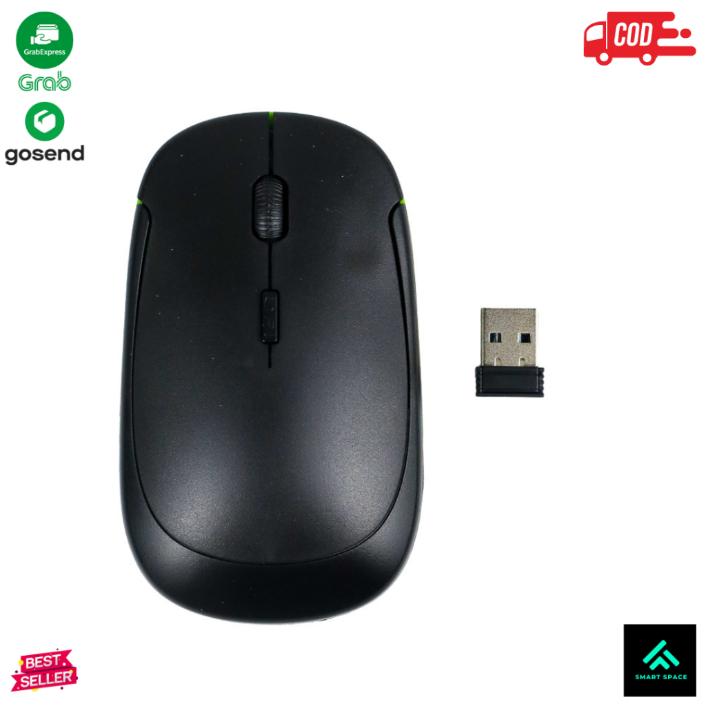 Jual [SPCE] Taffware Wireless Optical Mouse Office Kantor Rumah TV 2.4G ...