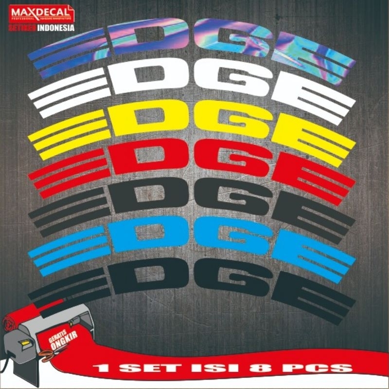 Jual sticker rima edge stiker velg edge | Shopee Indonesia