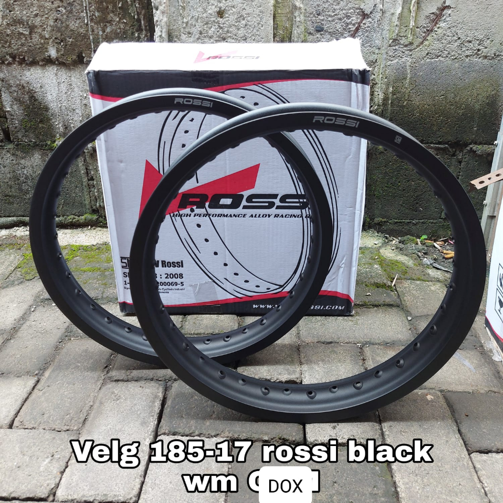 Jual VELG ROSSI 185-17 BLACK || BLUE || GOLD || SILVER || VIOLET HOLE ...