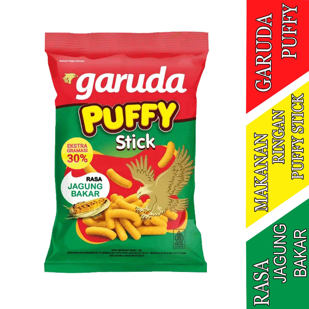 Jual Snack Rasa Jagung Bakar - Garuda Puff Stick - Puff Corn Stick ...