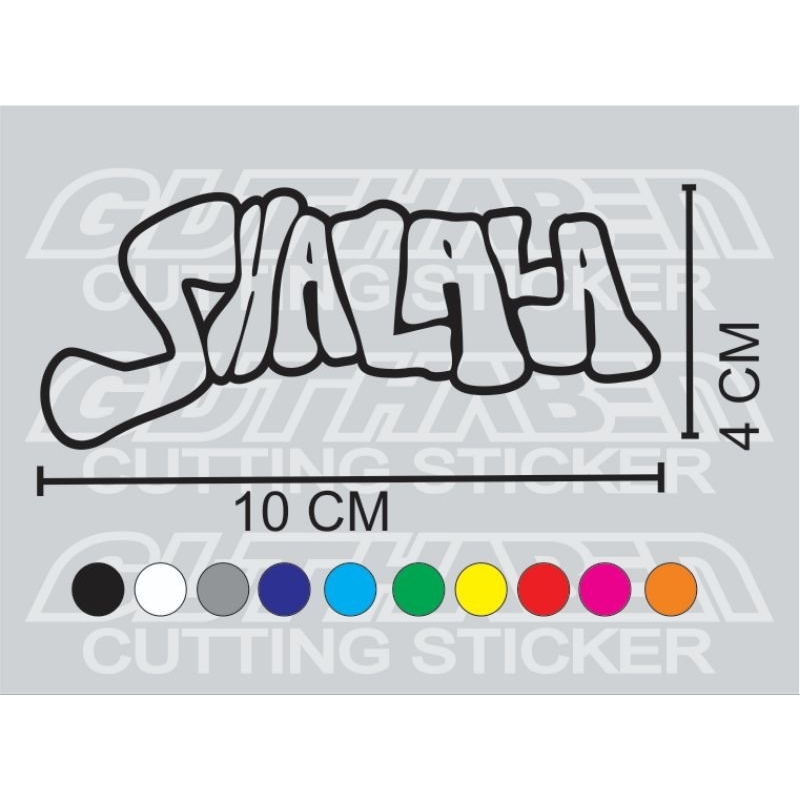 Jual sticker shalala | Shopee Indonesia