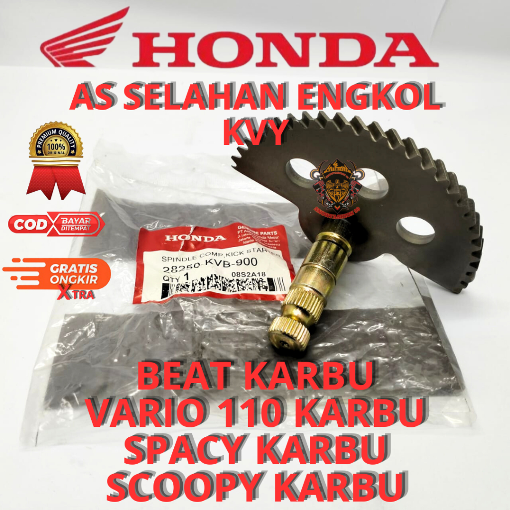 Jual AS SELAHAN ENGKOL KVY AS GIGI SELAH HONDA BEAT KARBU,SCOOPY KARBU ...