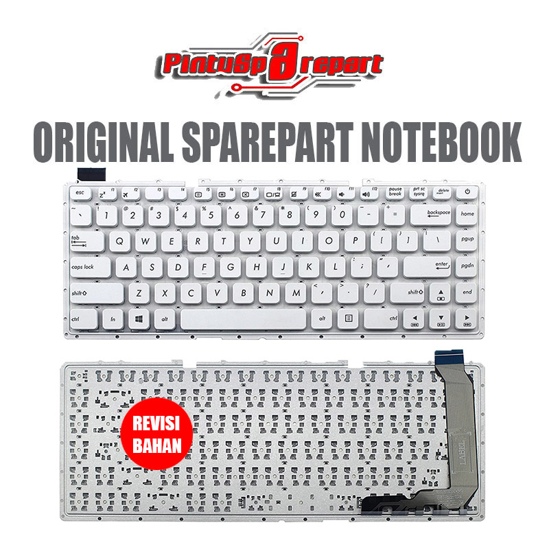 Jual Genuine Keyboard Putih Original Asus Vivobook X441 X441M X441U ...