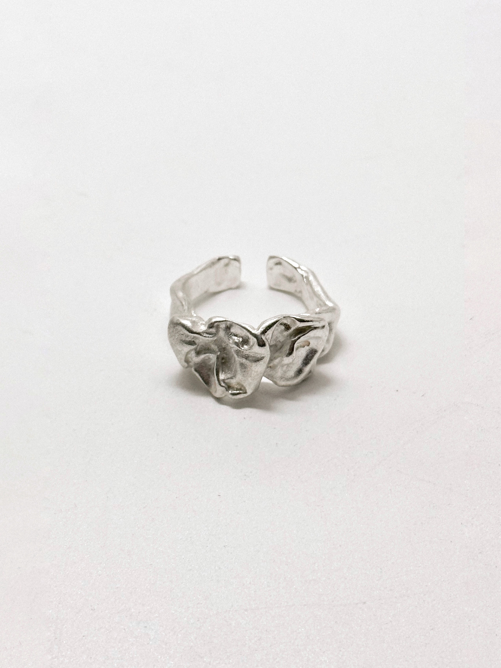 Jual HERA Ring / Cincin wanita pria adjustable size open lapis perak ...