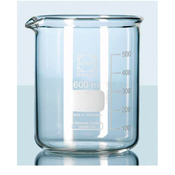 Jual BEAKER GLASS 250mL SUPER DUTY Diameter Ø70XH95mm Gelas Kimia DURAN ...