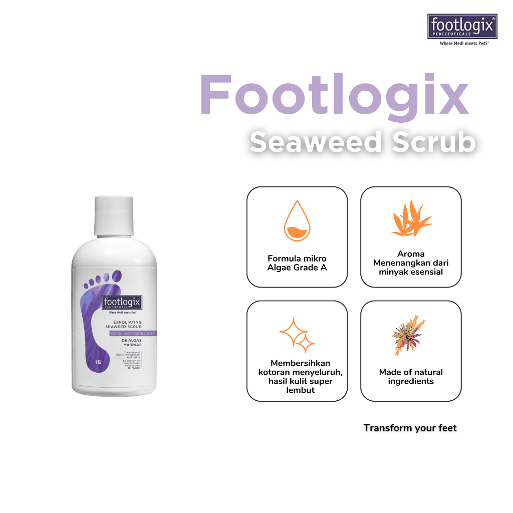 Jual Footlogix Exfoliate Seaweed Scrub - Scrub Pembersih Eksfoliasi ...