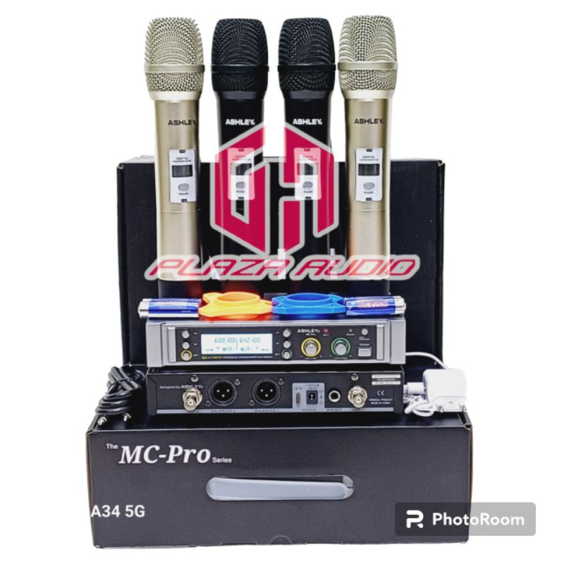 Jual [ 100% ORI ] Mic Wireless Ashley MC PRO Anti Feedback Function ...