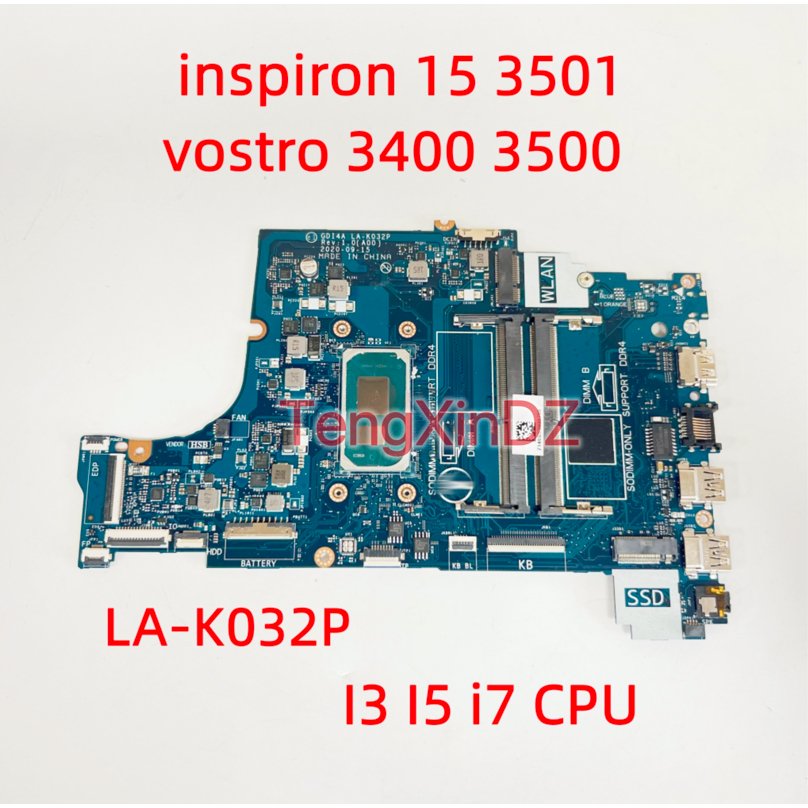 Jual DELL inspiron 15 3501 vostro 3400 3500 Laptop Mainboard-LA-K032P ...