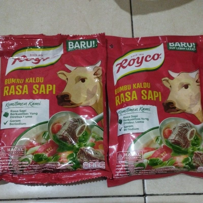 Jual Royco kaldu rasa sapi 220 gr | Shopee Indonesia