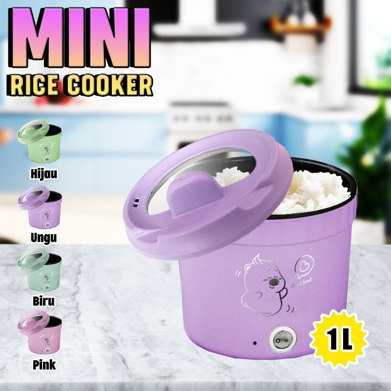 Jual Rice Cooker Mini Frying Pan / Panci Listrik Serbaguna 1 Liter ...