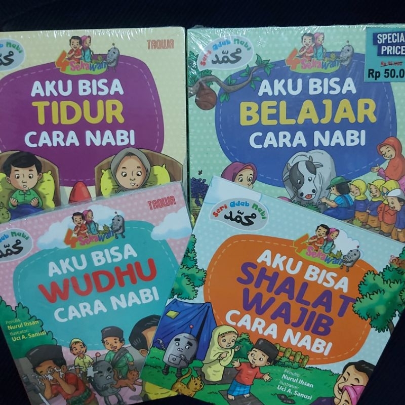 Jual Buku Original Boardbook Anak Seri Adab Nabi Aku Bisa Belajar Cara ...