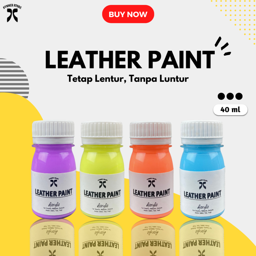 Jual Leather Paint Cat Sepatu Tas Jaket Kaos Lukis Sol Kulit Asli ...