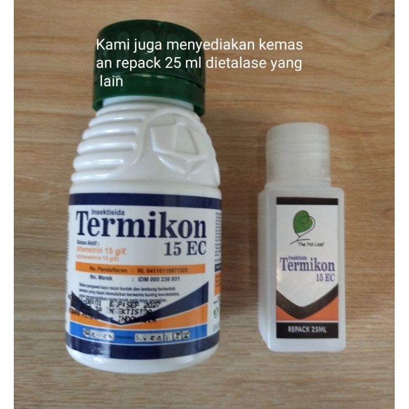 Jual REPACK 25 ML TERMIKON 15EC OBAT ANTI RAYAP, PENGAWET KAYU ...