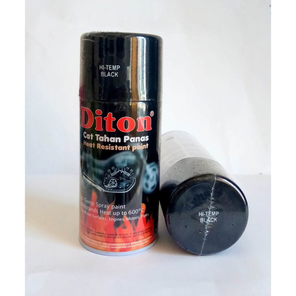 Jual Original Cat Pilox DITON Knalpot Anti Panas Motor Mobil HiTemp Black 150cc | Shopee Indonesia
