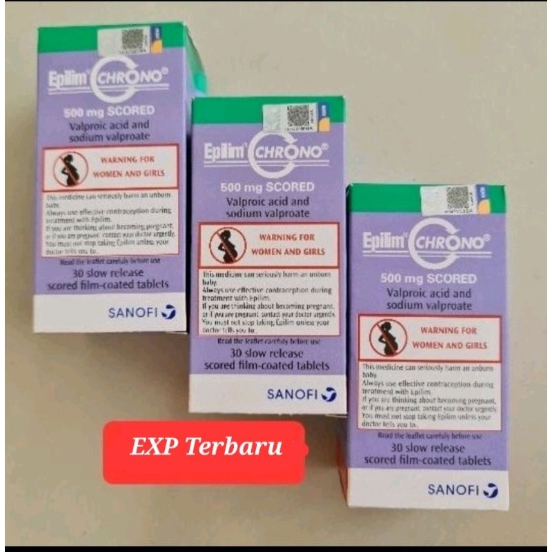 Jual Epilim Chrono 500mg by Sanofi NEW STOCK | Shopee Indonesia