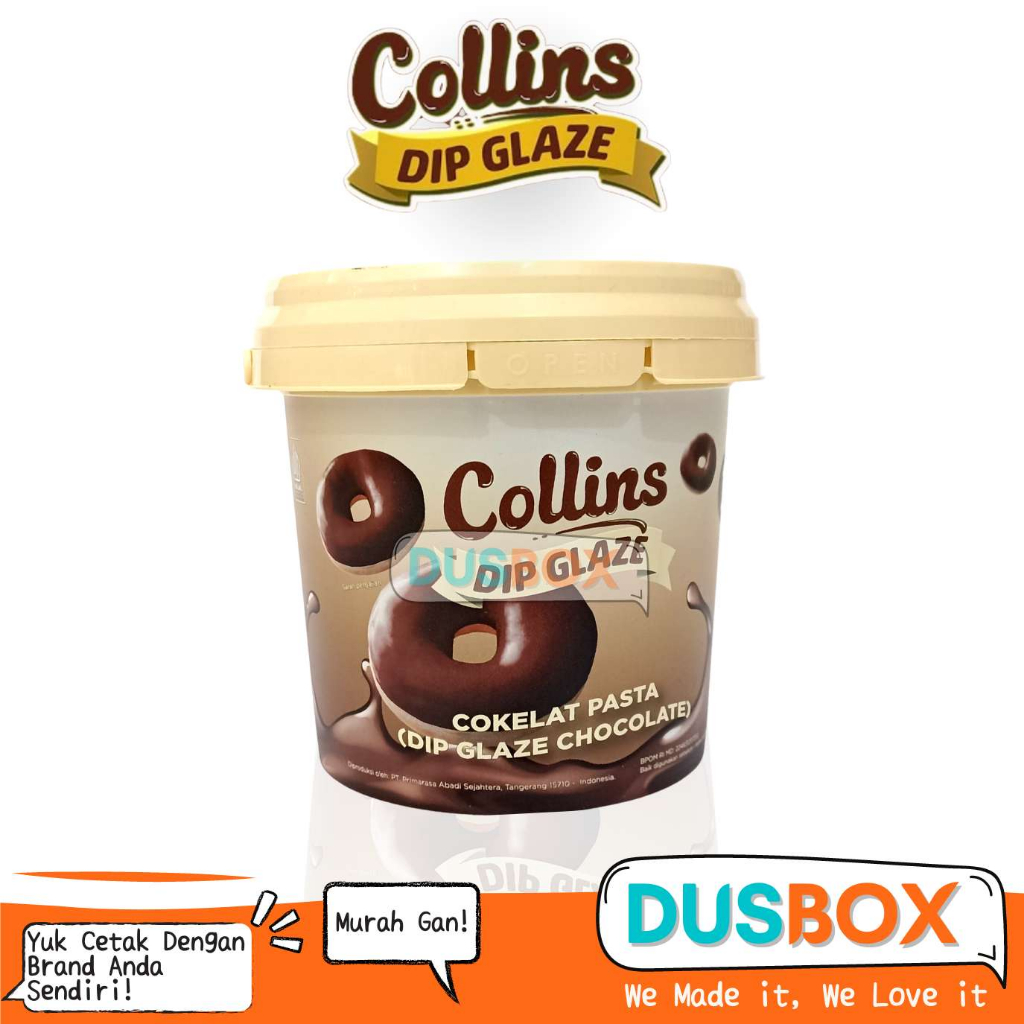Jual Collins Choco Crunchy 1 kg / Collins Dip Glaze / Collins Coklat ...