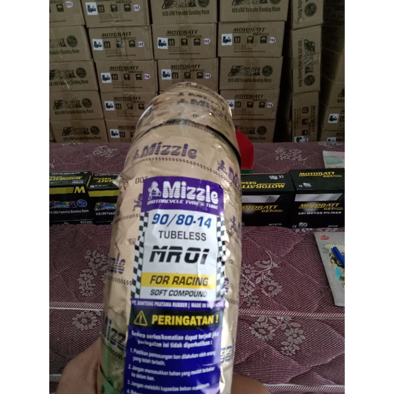 Jual BAN SOFT COMPOUND 90/80-14 MIZZLE MR01 MR 01 BAN BALAP RACING ...