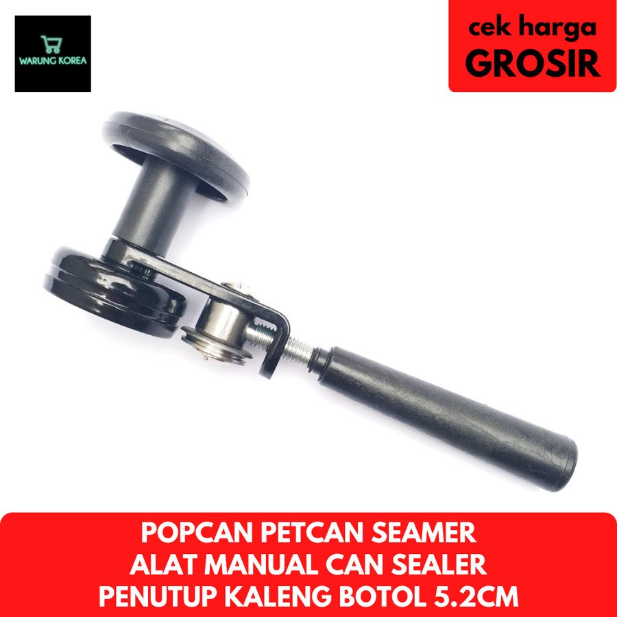 Jual POPcan PETcan Seamer Alat Manual Can Sealer Penutup Kaleng Botol 5 ...