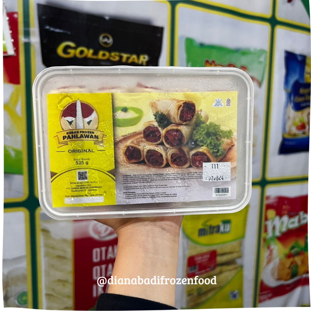 Jual Kebab Frozen Mini Isi 10 Original Spicy Full Daging PAHLAWAN ...