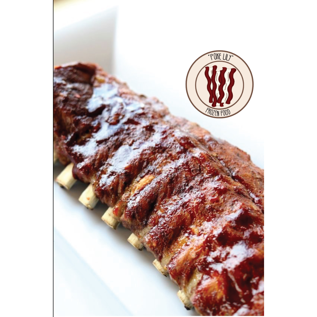 Jual PORK RIBS BUMBU BBQ IGA BAKAR BABI 600 gr RUSUK BABI MAKANAN BEKU ...