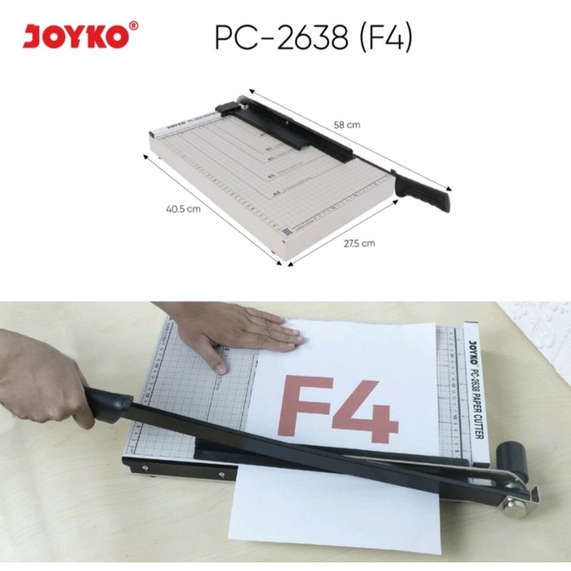 Jual Pemotong Kertas F4 Joyko PC-2638 Paper Cutter | Shopee Indonesia