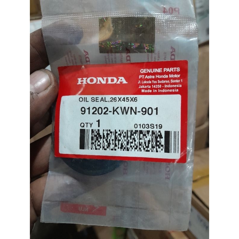 Jual Oil Seal, 26X45X6 ( Seal Crankshaft Kiri ) – Vario 125 eSP & Vario ...