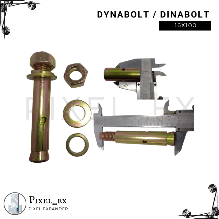Jual Dinabolt Dynabolt M16 16x80 s/d 16x150 Expander | Shopee Indonesia