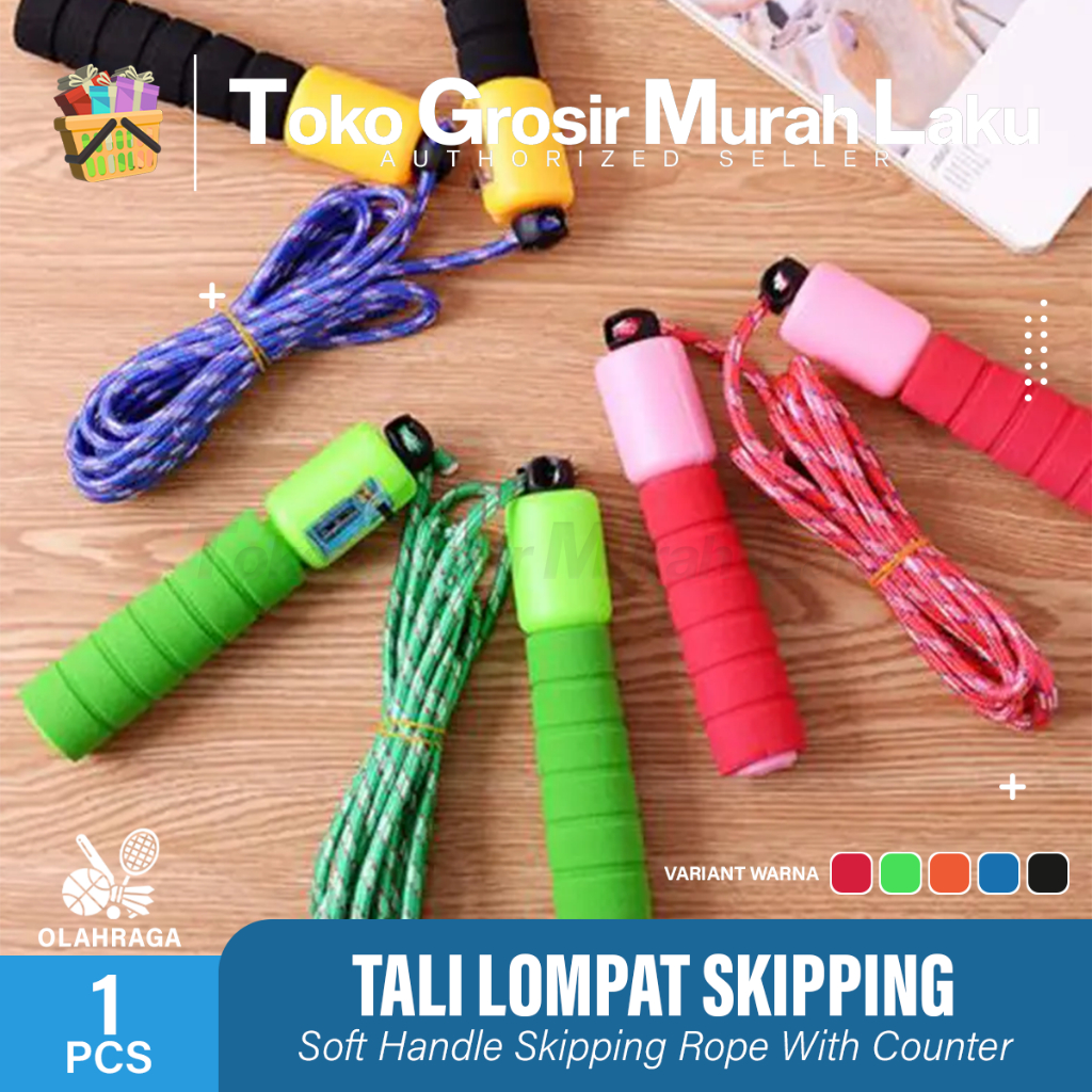 Jual Tali Skipping Rope Alat Olahraga Fitness Aksesories Counter Hitung ...