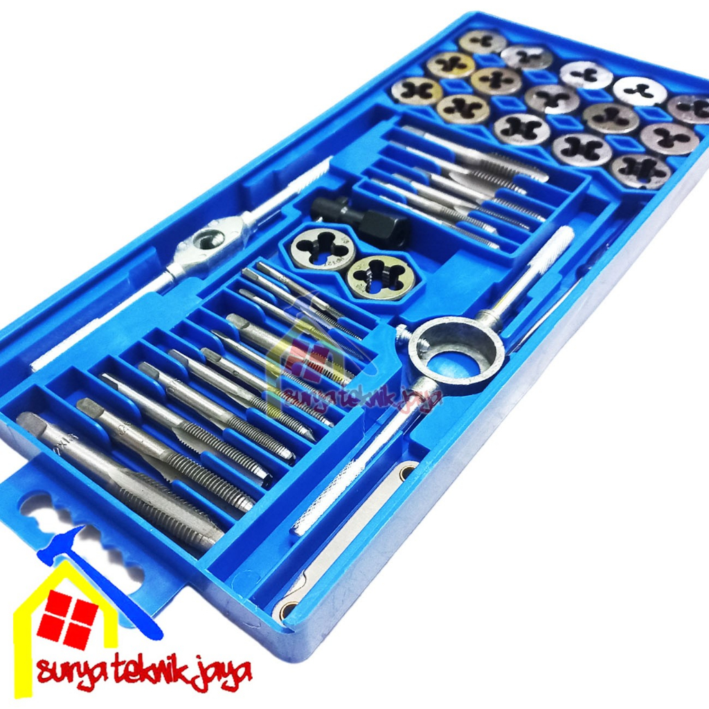 Jual Tap Die Set 40 pcs Alat Snai dan Tap Ulir Dart Mur Baut Alat Senai ...