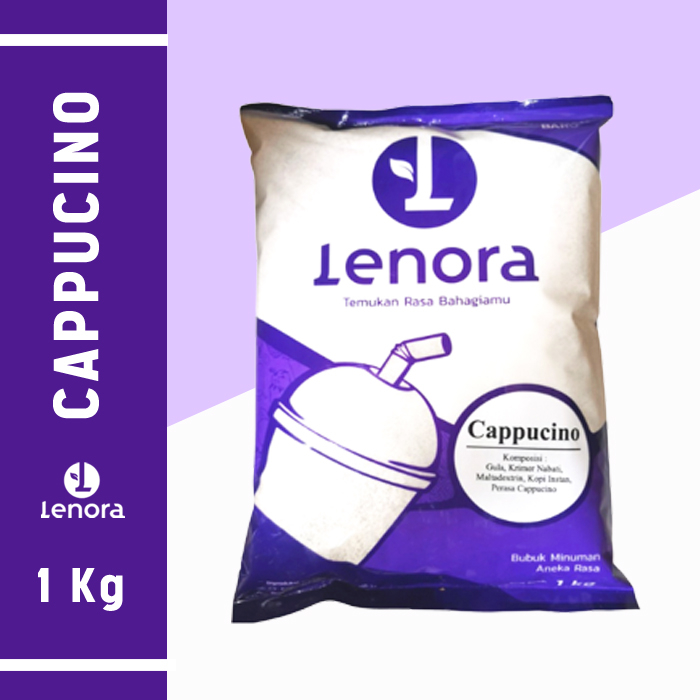 Jual LENORA Bubuk Minuman Cappucino / Serbuk Minuman / Powder Drink ...