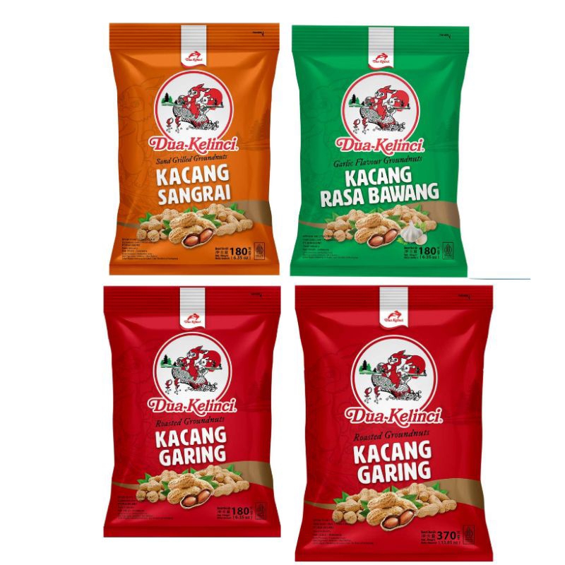 Jual Dua Kelinci Kacang Kulit Garing Bawang sangrai | Shopee Indonesia
