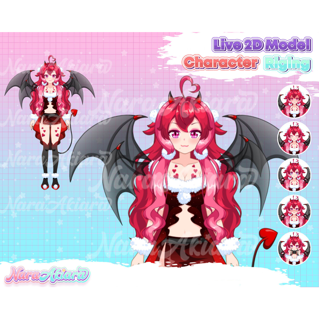 Jual Dapatkan Karakter Vtuber Model Live2D Siap Pakai dan Buat ...