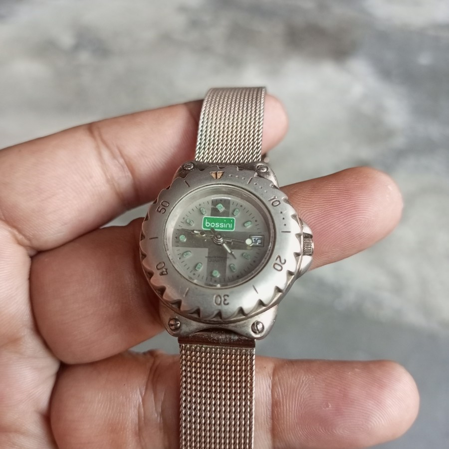 Jual Bossini. Small Diver Watch. vintage 80's. | Shopee Indonesia