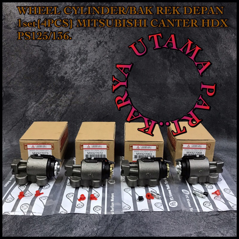 Jual Wheel Cylinder/Bak Rem Depan 1 Set/4Pcs Mitsubishi Canter HDX ...