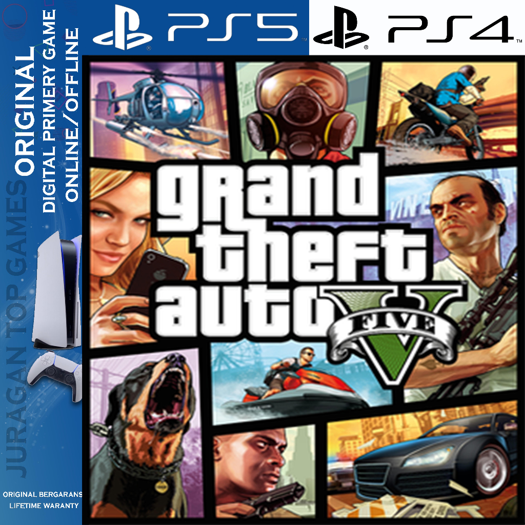 Jual Grand Theft Auto V PS4 & PS5 Digital Sharing - Primery - PS4 ...