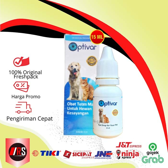 Jual Obat Tetes Mata Anjing Kucing Optivar 15ml | Shopee Indonesia