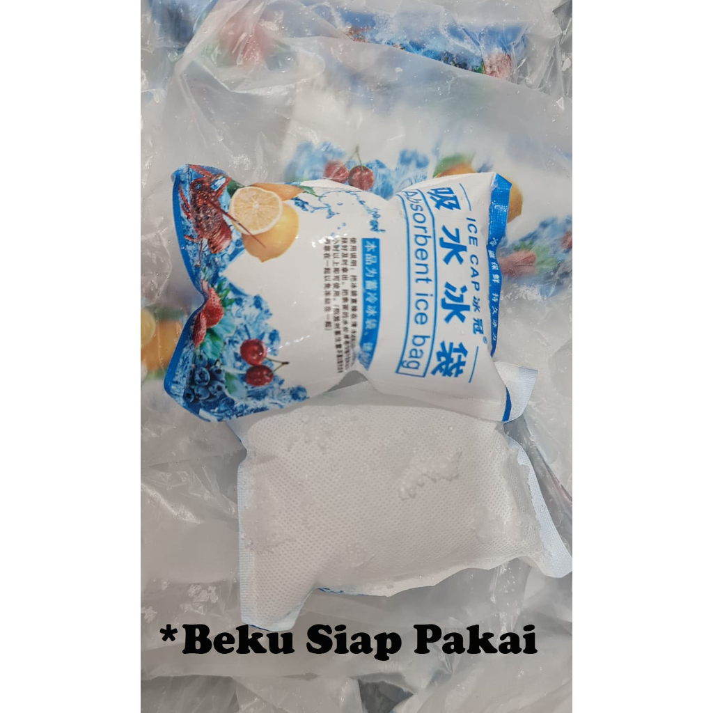 Jual Ice Gel Beku Siap Pakai Satuan Single / Ice Pack Dingin Pengganti ...