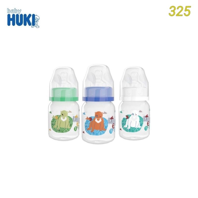Jual Botol susu bayi baby Huki PP Shaped 60ml deluxe box animal ...
