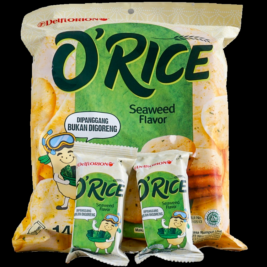 Jual Delfi Orion O'rice Rice Crackers - Snack Crackers Beras - Krekers ...