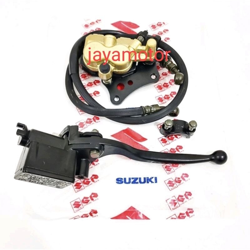 Jual kaliper depan+selang rem+master rem set depan Suzuki Shogun 125 sp,Shogun 125 FL,tornado ...