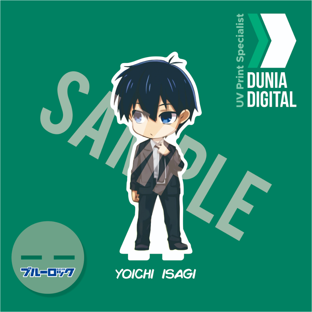 Jual Standee Akrilik Blue Lock Casual Chibi | Nagi Bachira Rin Isagi ...