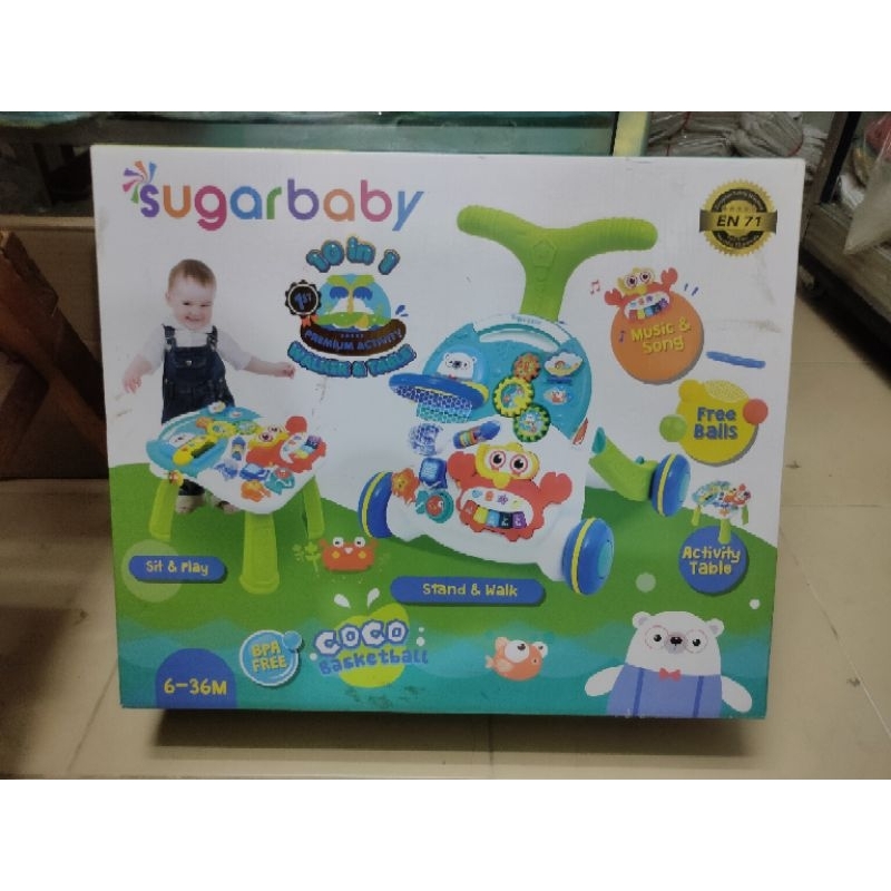 Jual Sugar Baby Push Walker 10 in 1 Baby Walker bayi | Shopee Indonesia