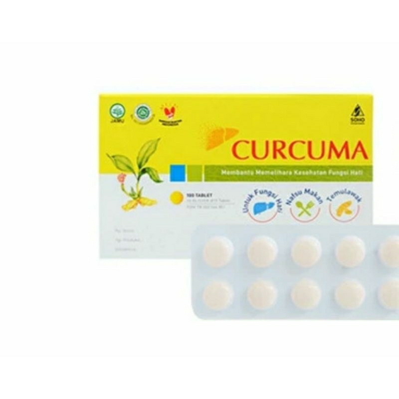 Jual CURCUMA TABLET 20 MG/HARGA PERLEMBAR ED 03-2027 | Shopee Indonesia